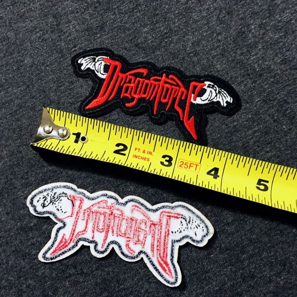 Accessories | 2 Dragon Force Iron On Patches Band Badges Dragon | Poshmark